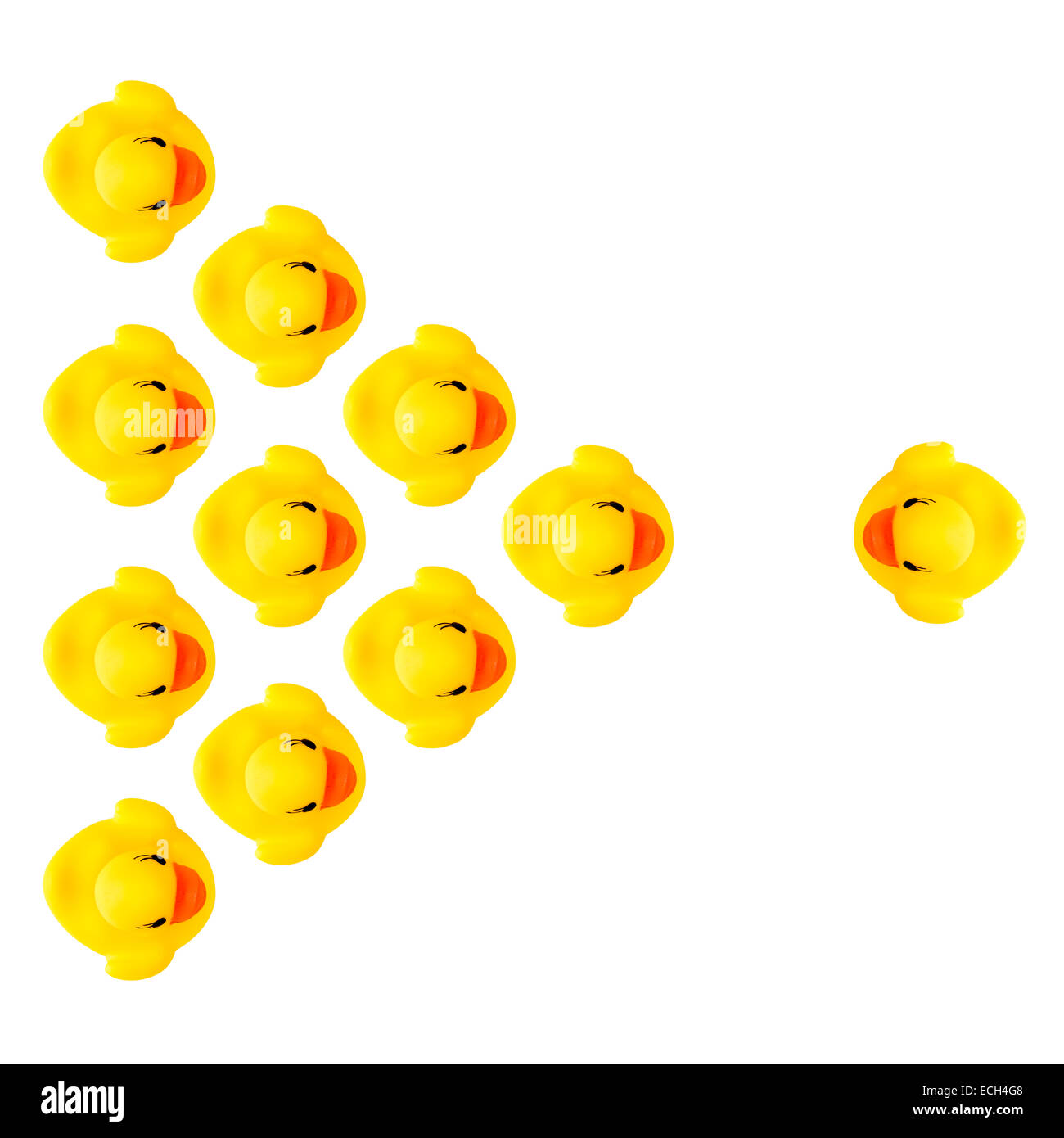 Plastic yellow ducks Cut Out Stock Images & Pictures - Alamy