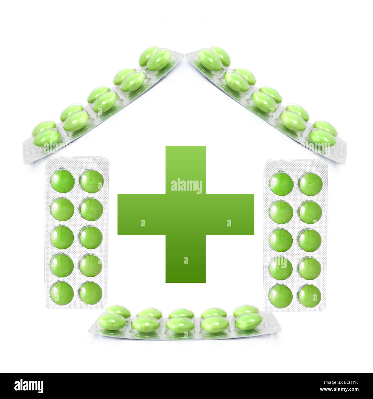 Pharmacy green cross Cut Out Stock Images & Pictures - Alamy