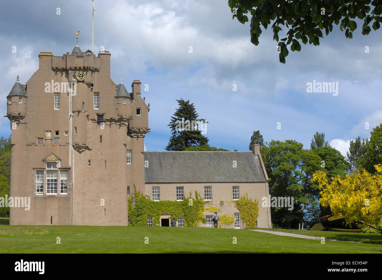 Crathes Castle, Aberdeenshire, Scotland, United Kingdom, Europe Stock ...