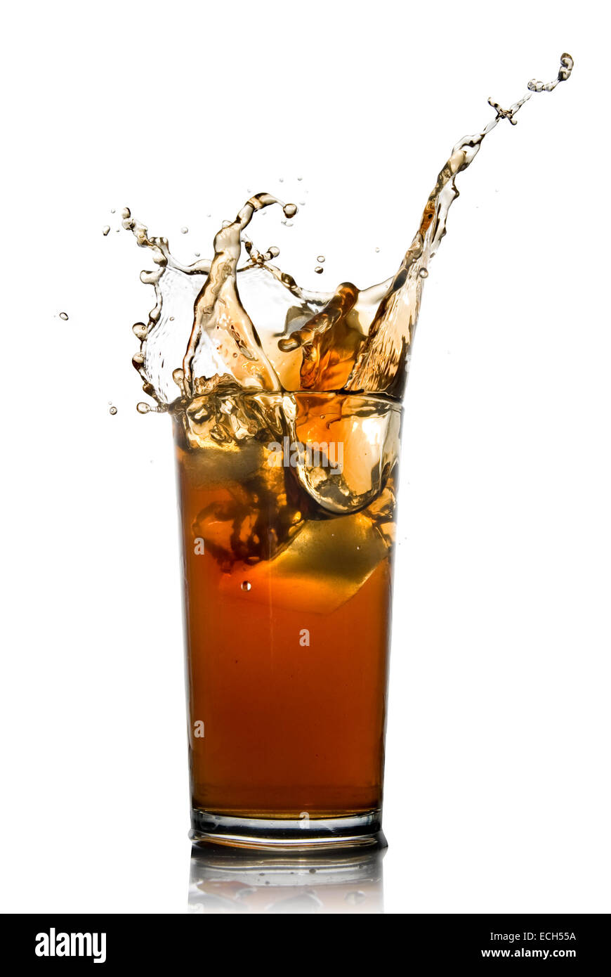 Splash cola in glass hi-res stock photography and images - Alamy