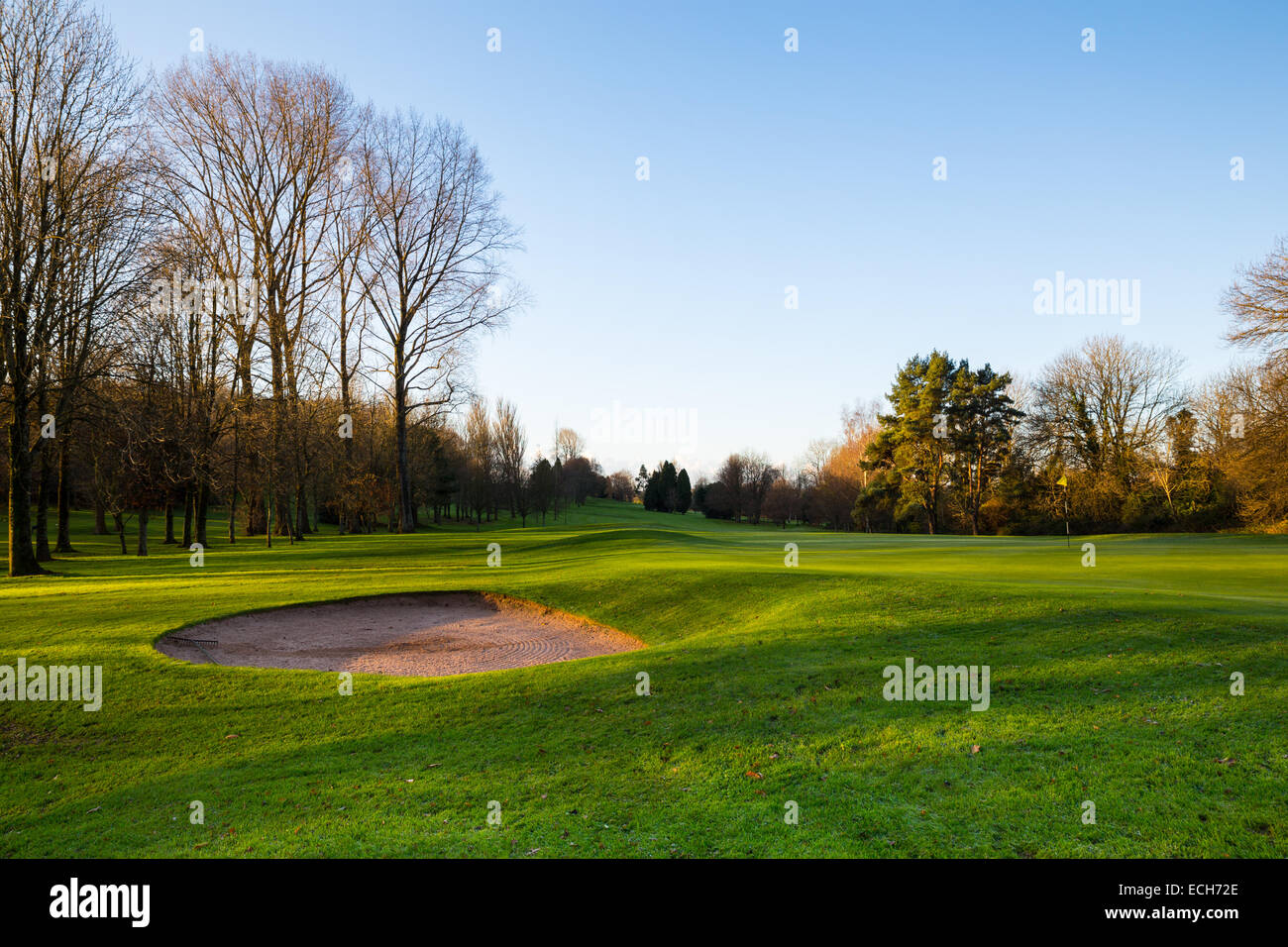View of a golf course Stock Photo - Alamy