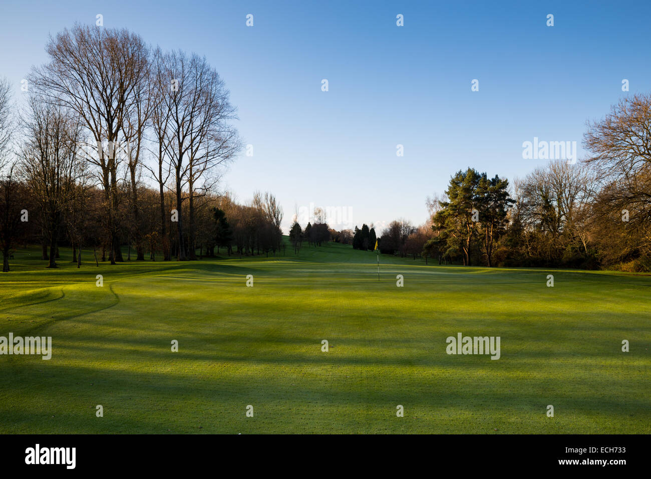 View of a golf course Stock Photo - Alamy
