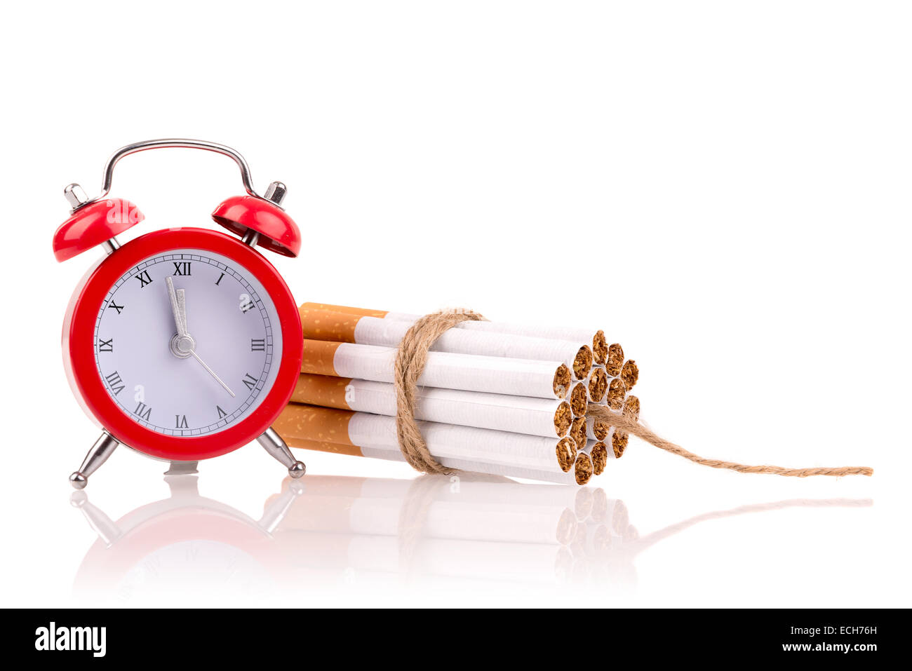 Cigarette And Alarm Clock