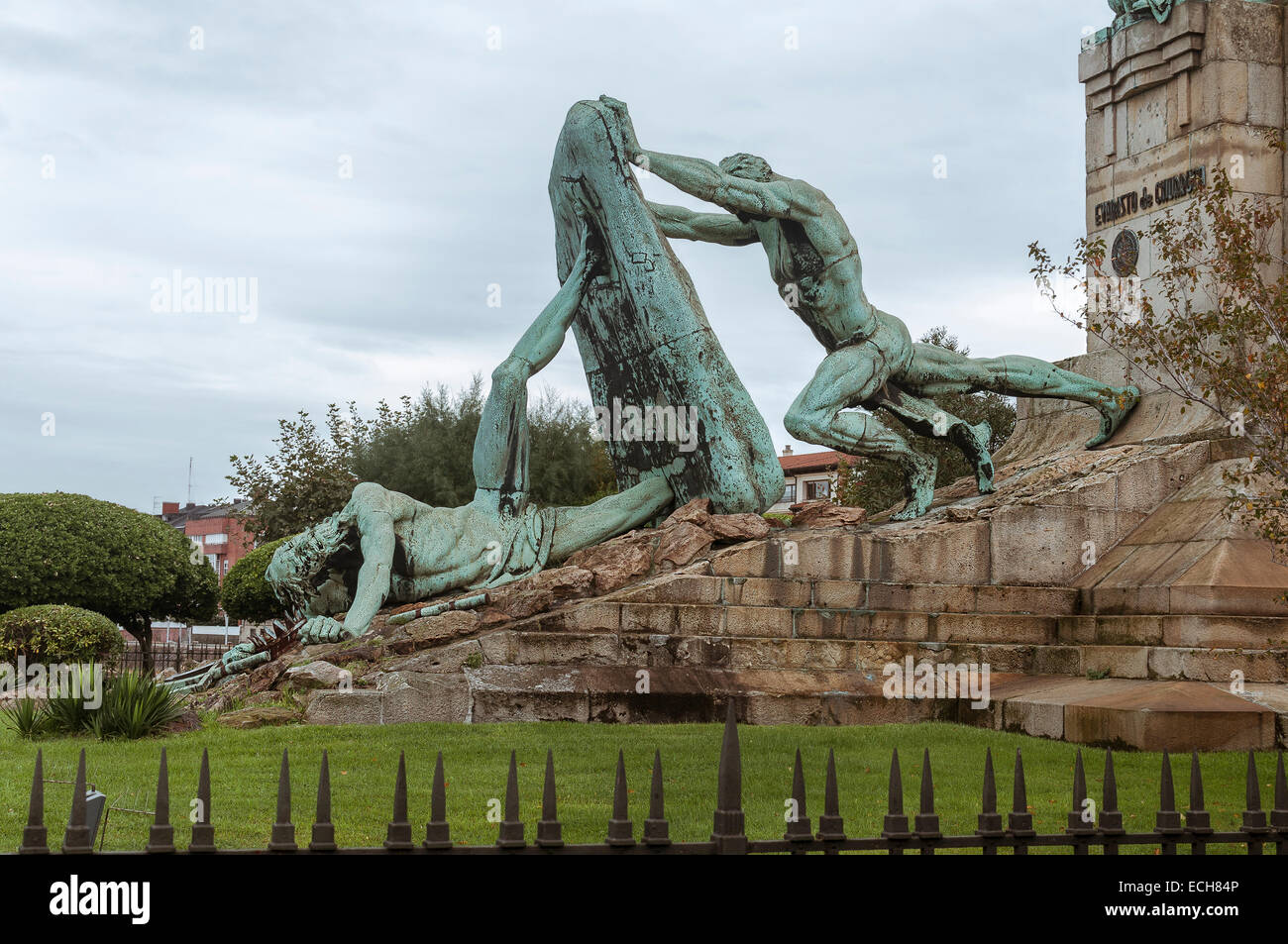 Analogy to the struggle of man against the sea represented in this ...