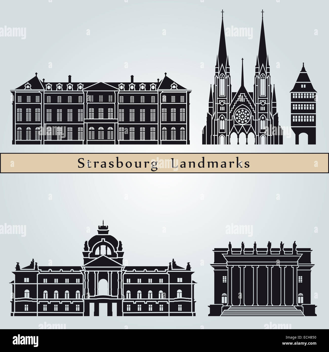 Strasbourg monuments hi-res stock photography and images - Alamy