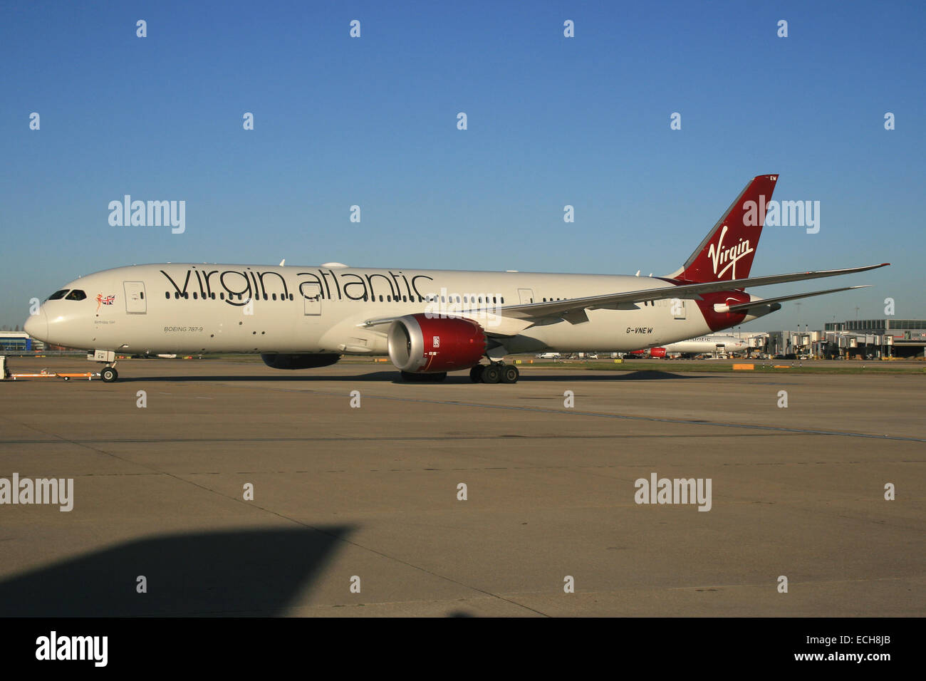 virgin atlantic boeing 787 dreamliner Stock Photo - Alamy