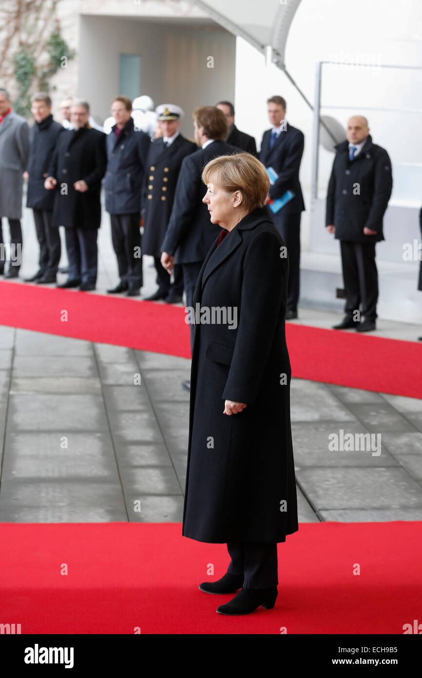 Berlin, Germany. 15th December, 2014. Angela Merkel, German chancellor ...