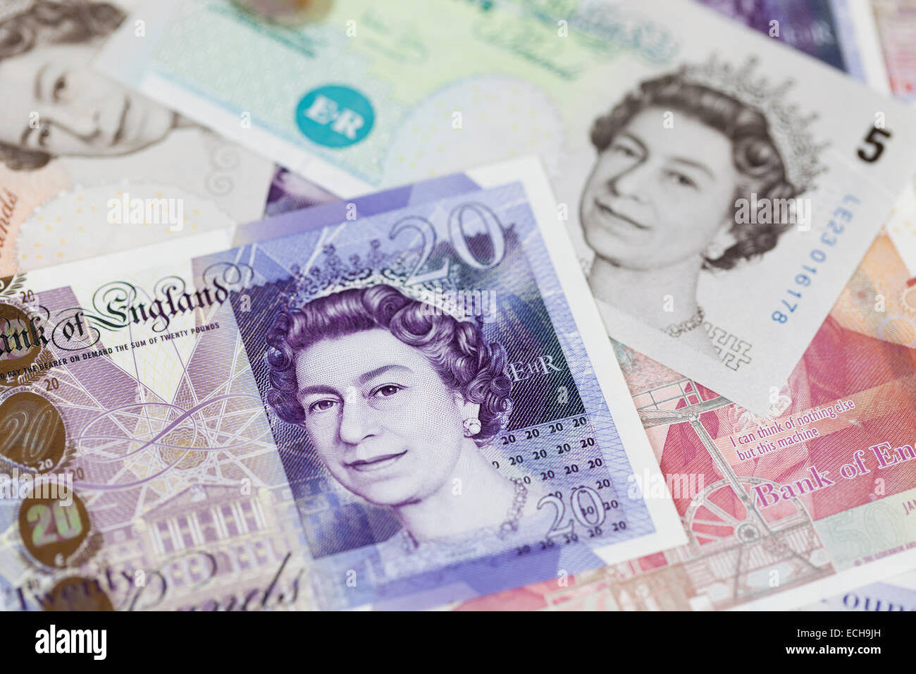 English banknotes hi-res stock photography and images - Alamy