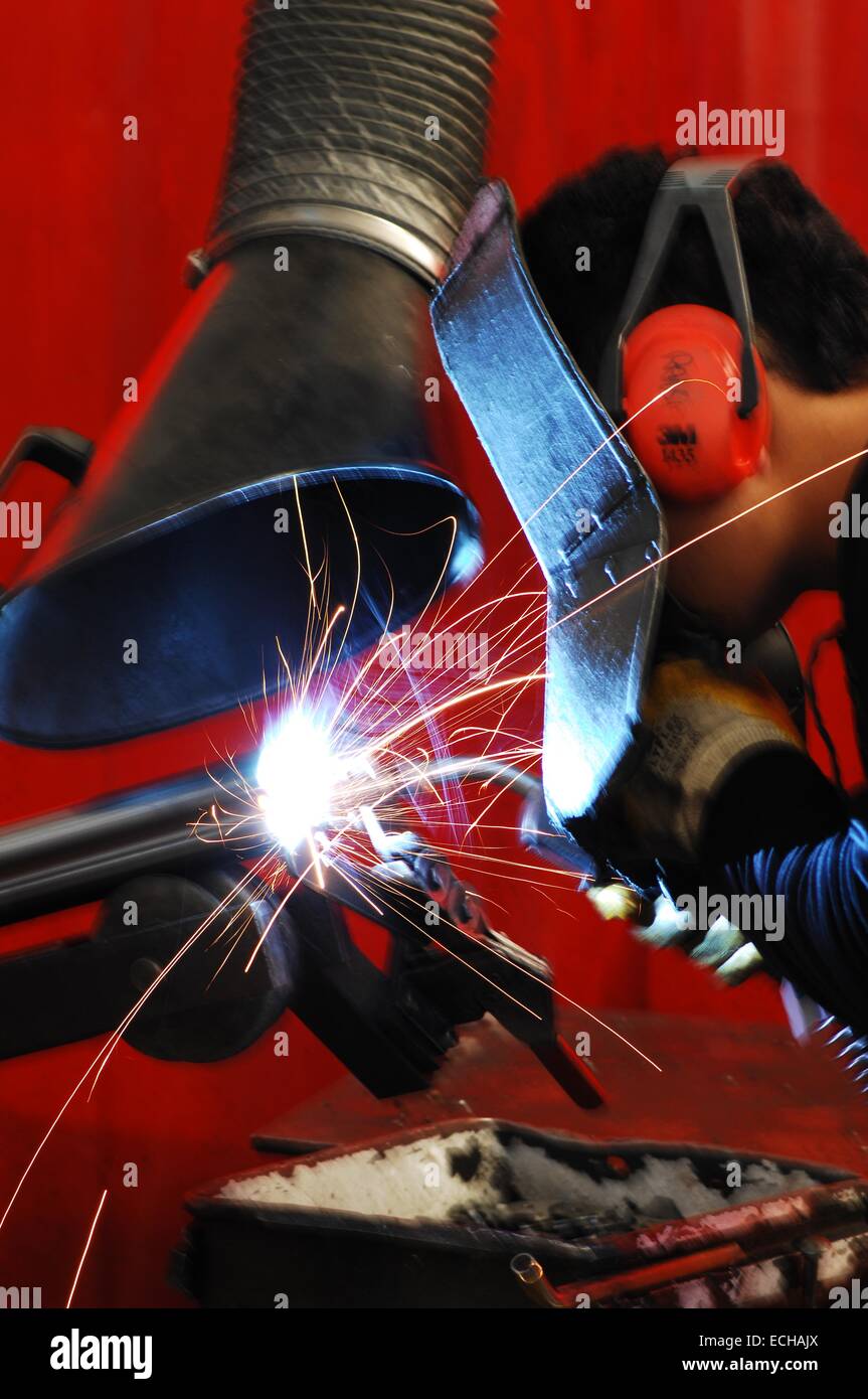 welder, welding torch, working, work, fire, welding Stock Photo - Alamy