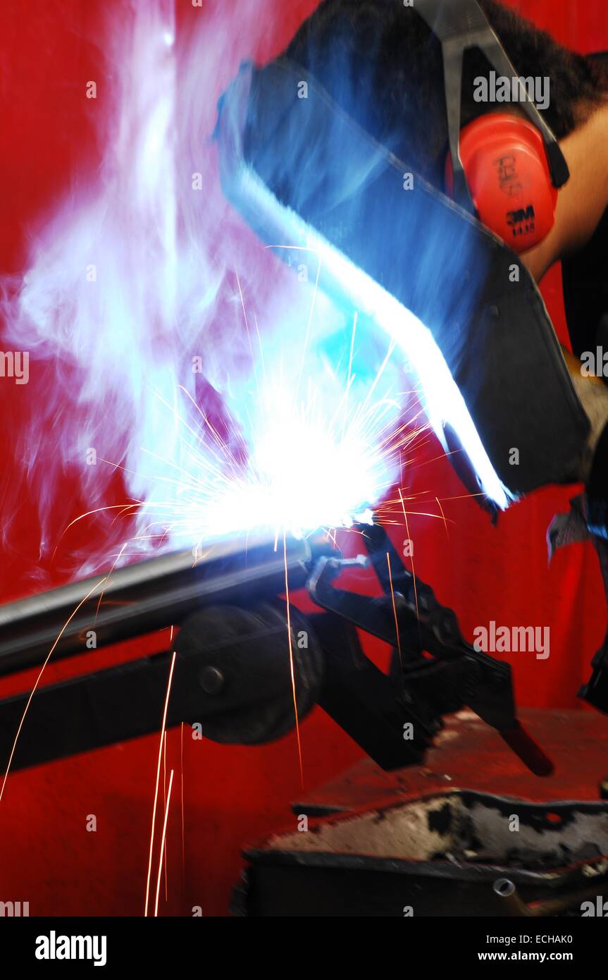 welder, welding torch, working, work, fire, welding Stock Photo - Alamy