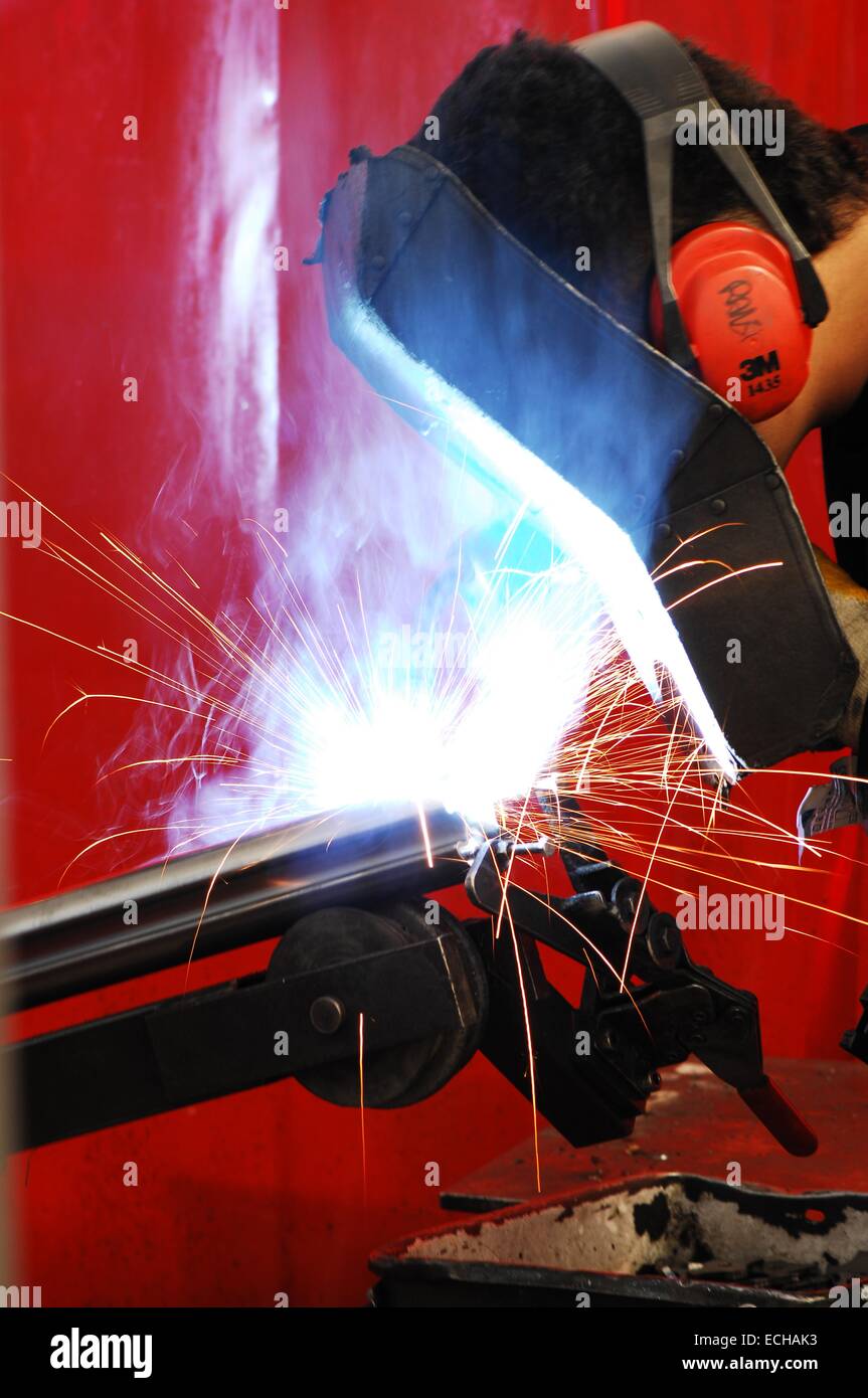 welder, welding torch, working, work, fire, welding Stock Photo - Alamy