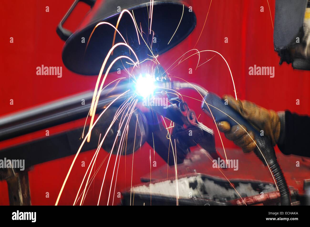 welder, welding torch, working, work, fire, welding Stock Photo - Alamy