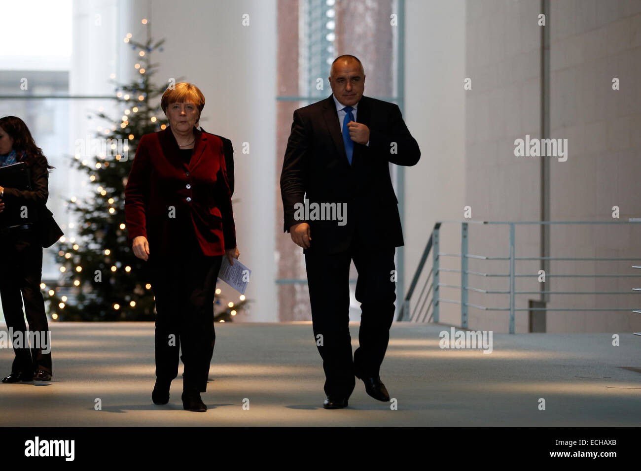 Berlin, Germany. 15th Dec, 2014. Boyko Borisov, Prime Minister of ...