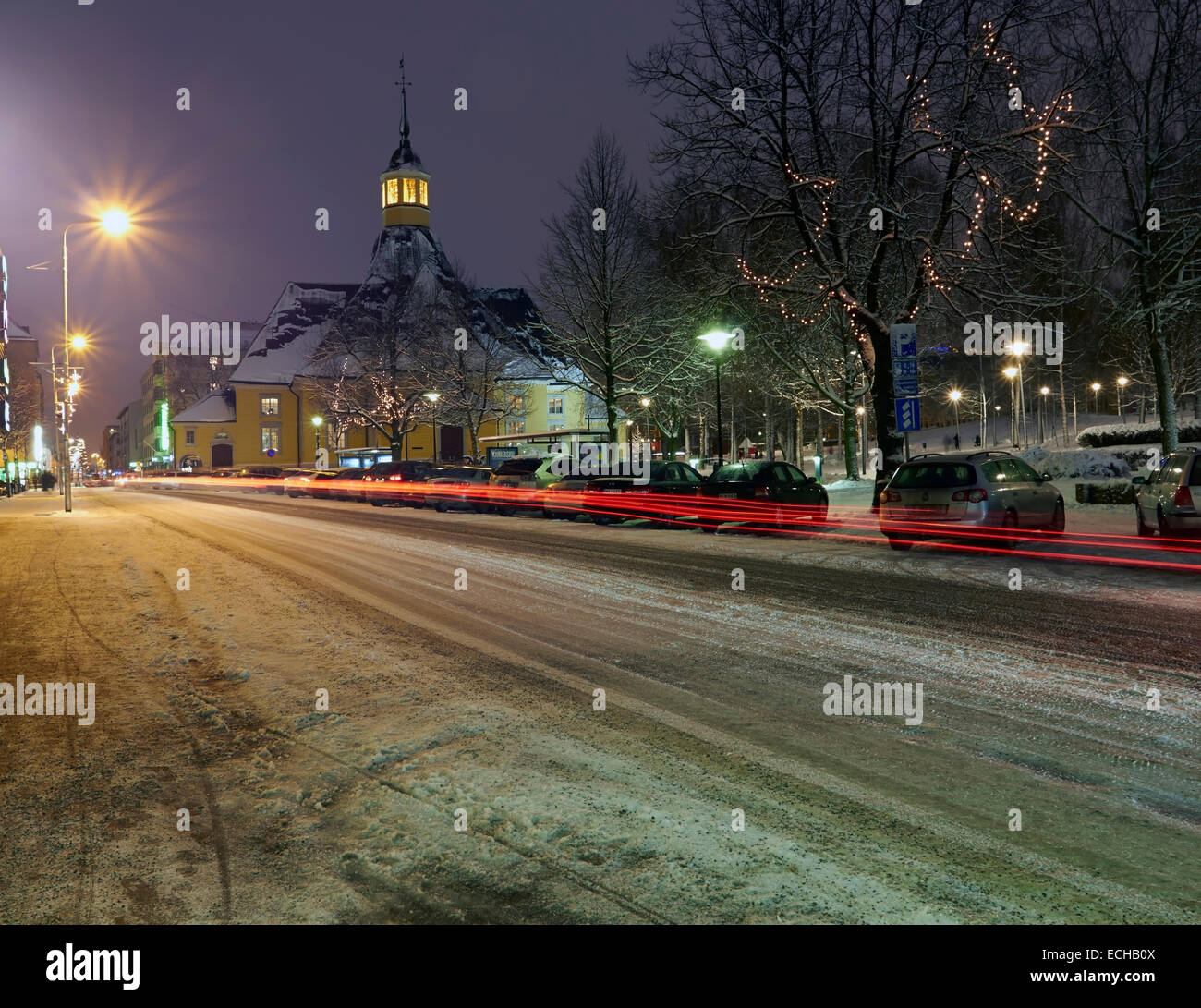 December scenery in Lappeenranta, Finland Stock Photo - Alamy