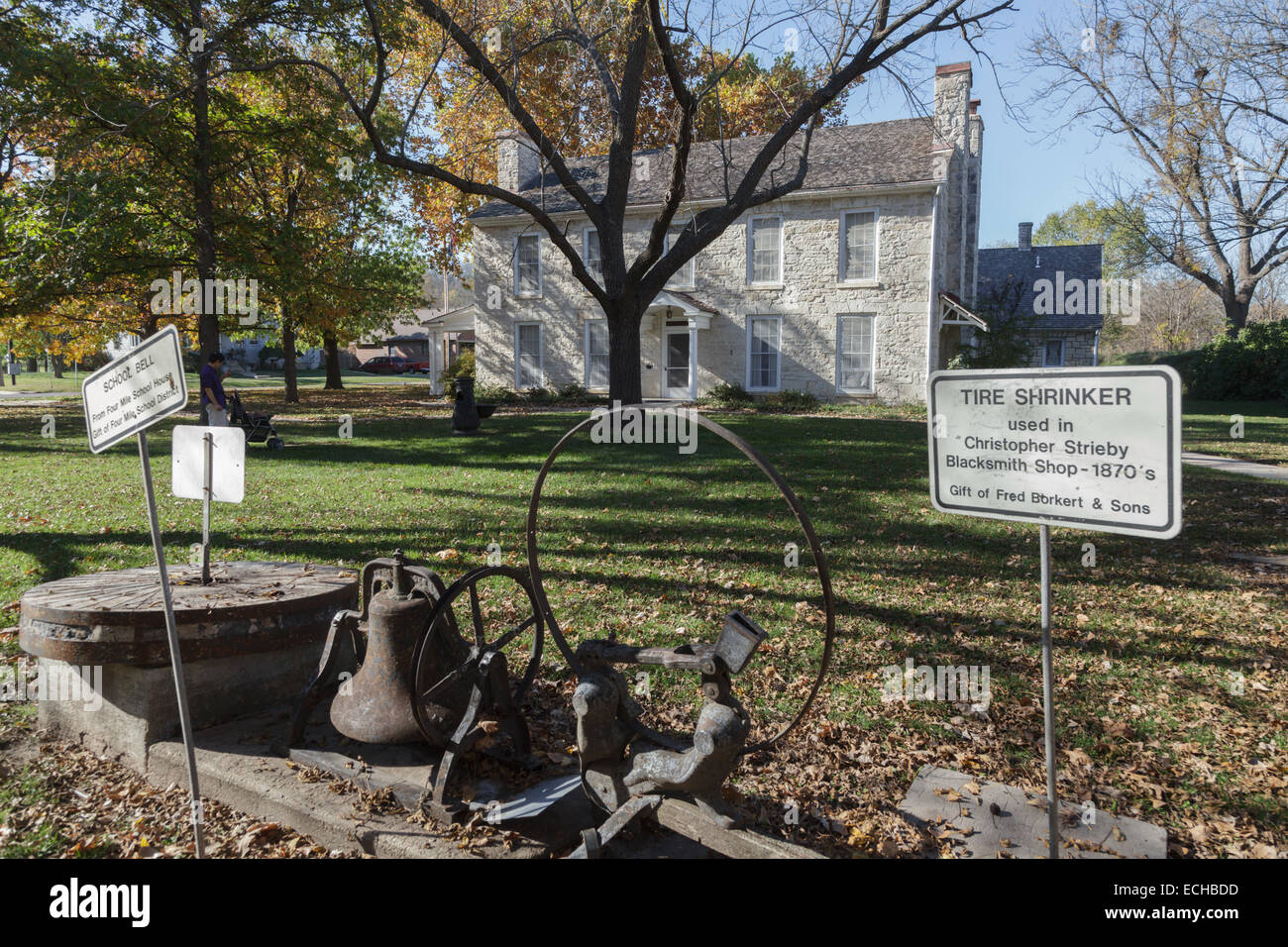 Kaw Mission State Historic Site, Council Grove, Kansas Stock Photo - Alamy