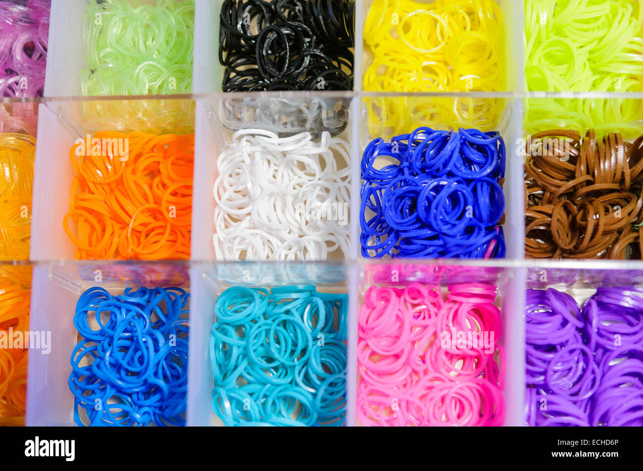 Rainbow Loom Rubber Bands High Resolution Stock Photography and Images ...