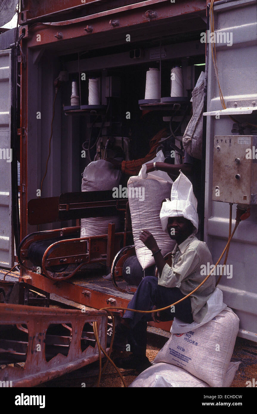African relief workers hi-res stock photography and images - Alamy
