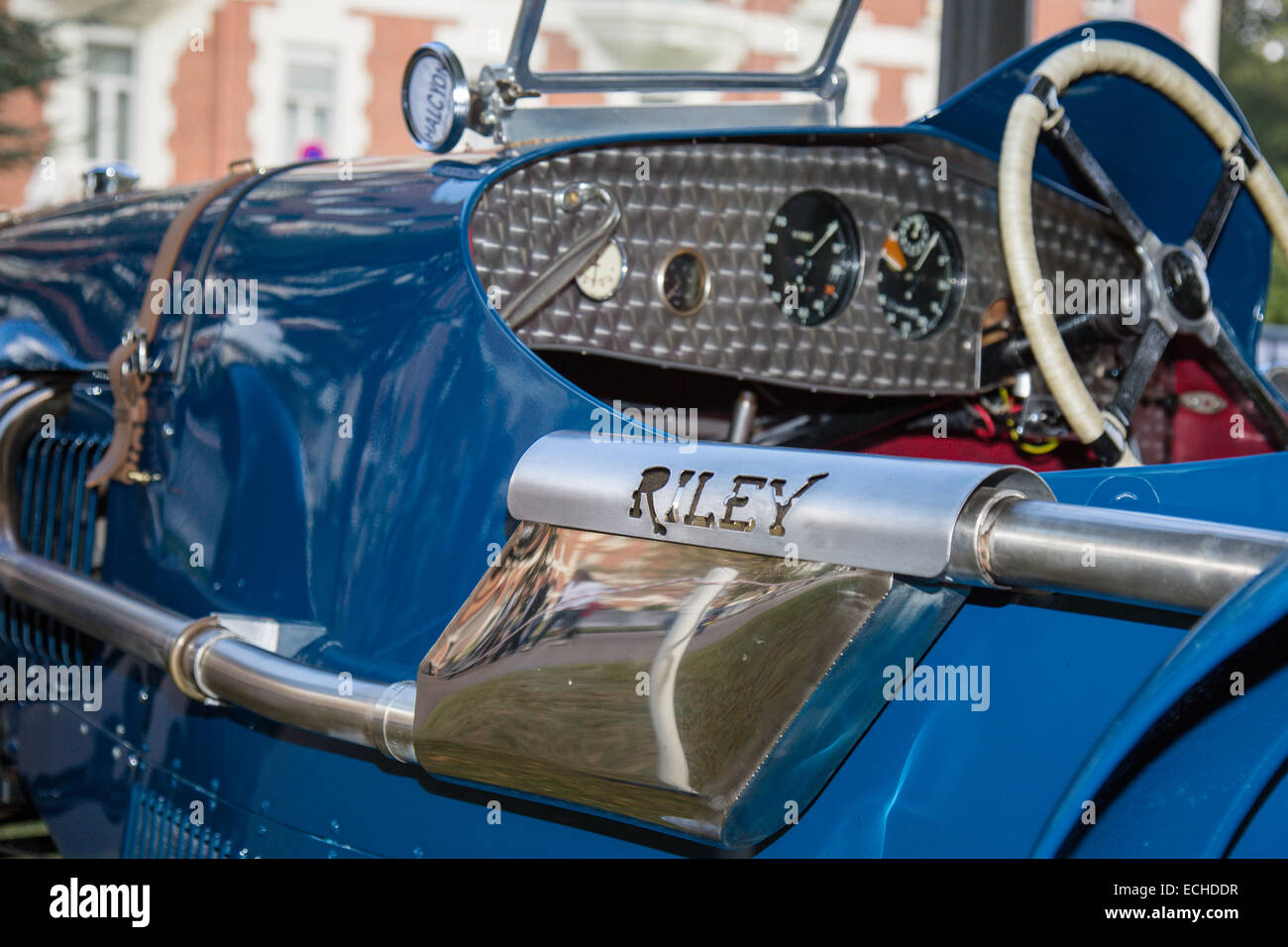A blue Riley sports car from the 1930s Stock Photo - Alamy