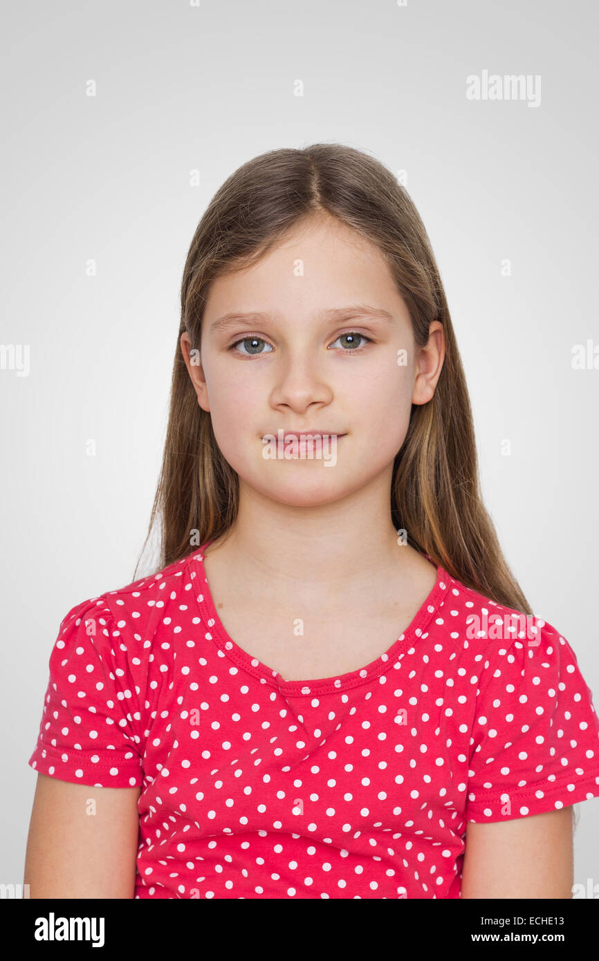 Child very long hair hi-res stock photography and images - Alamy
