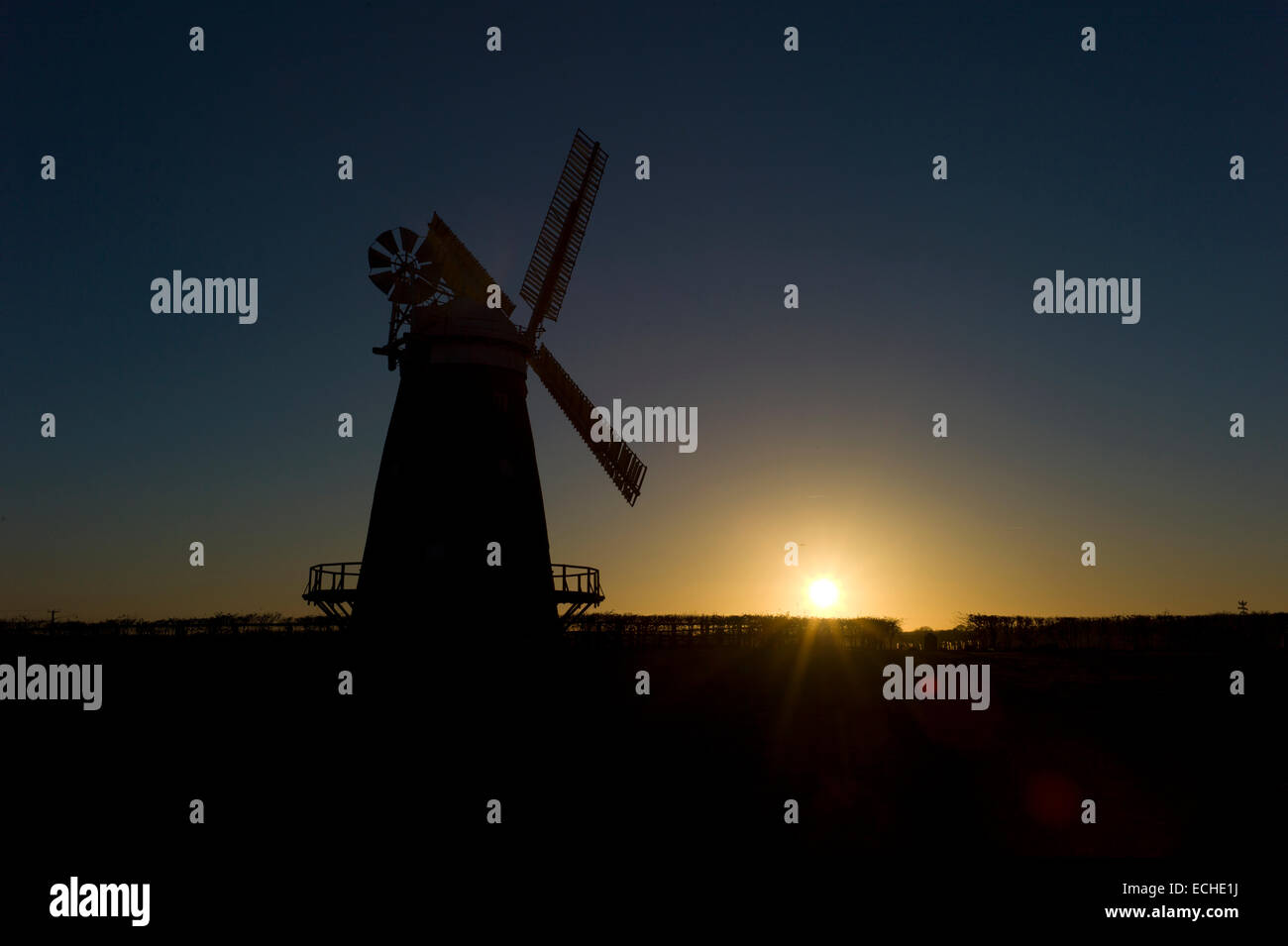 Thaxted John Webb's Windmill, Thaxted, Essex,England. Dec 2014 Stock ...