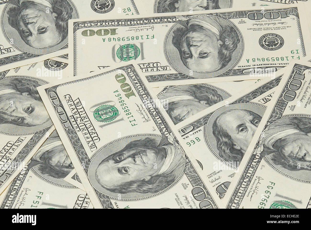 Stack of american dollars Stock Photo - Alamy