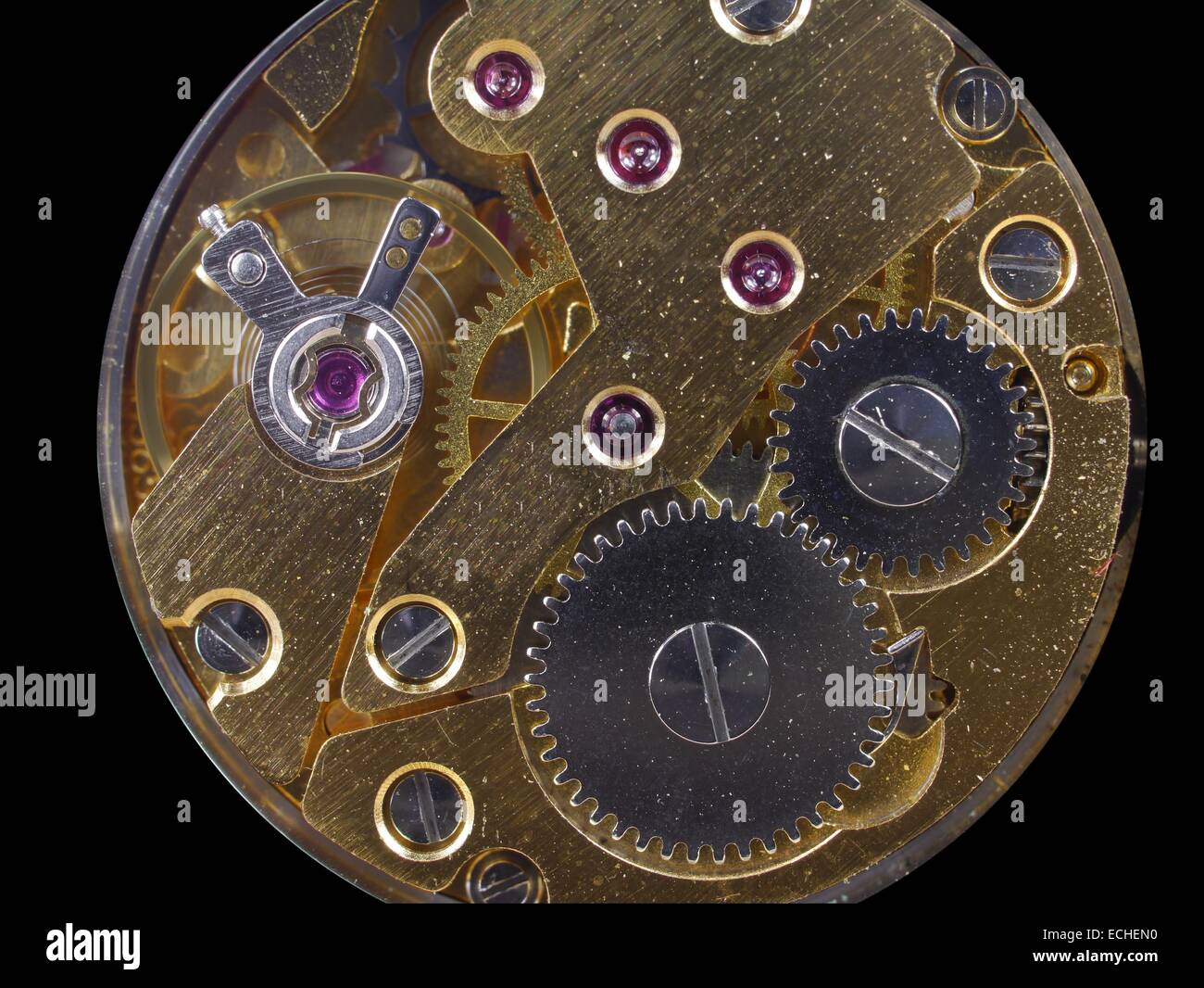 background from interior of old clock Stock Photo - Alamy