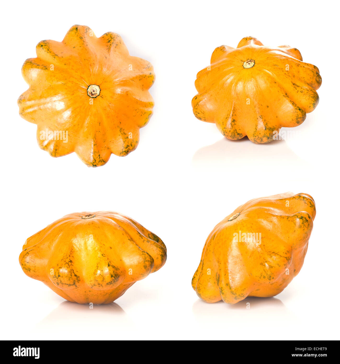 zucchini (patison) isolated on white Stock Photo - Alamy