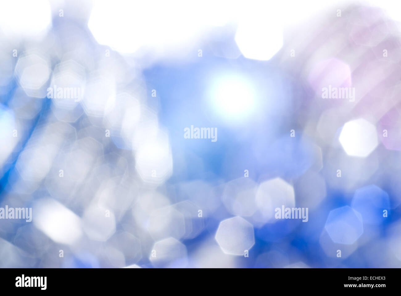 blue christmas light background Stock Photo - Alamy