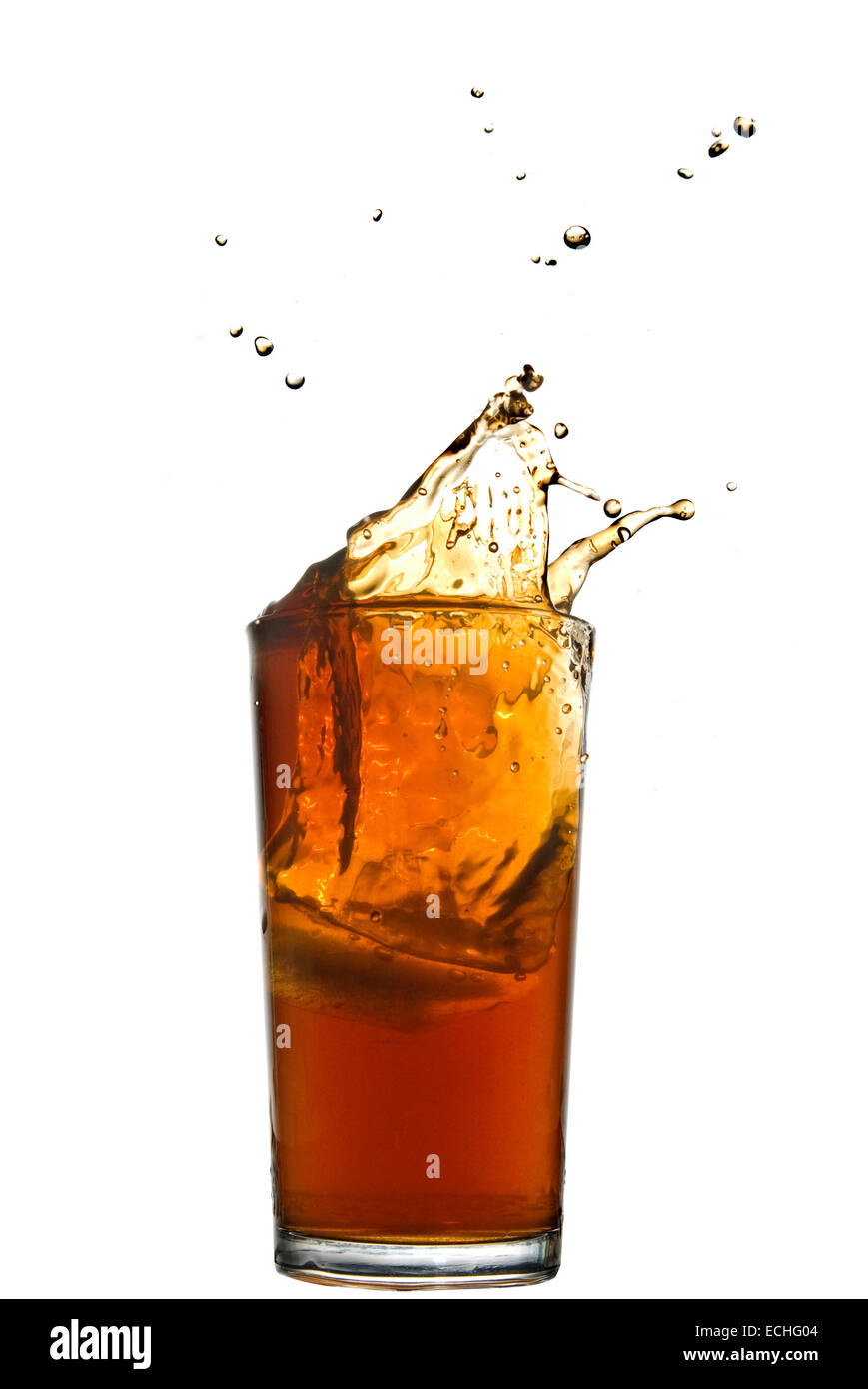 splash of cola isolated on white Stock Photo - Alamy
