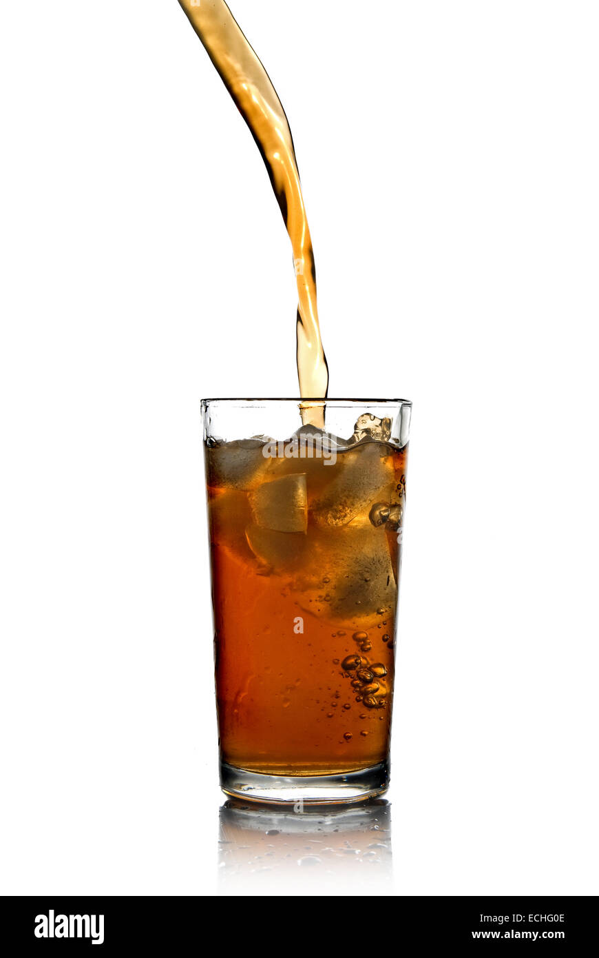 Flowing cola Cut Out Stock Images & Pictures - Alamy