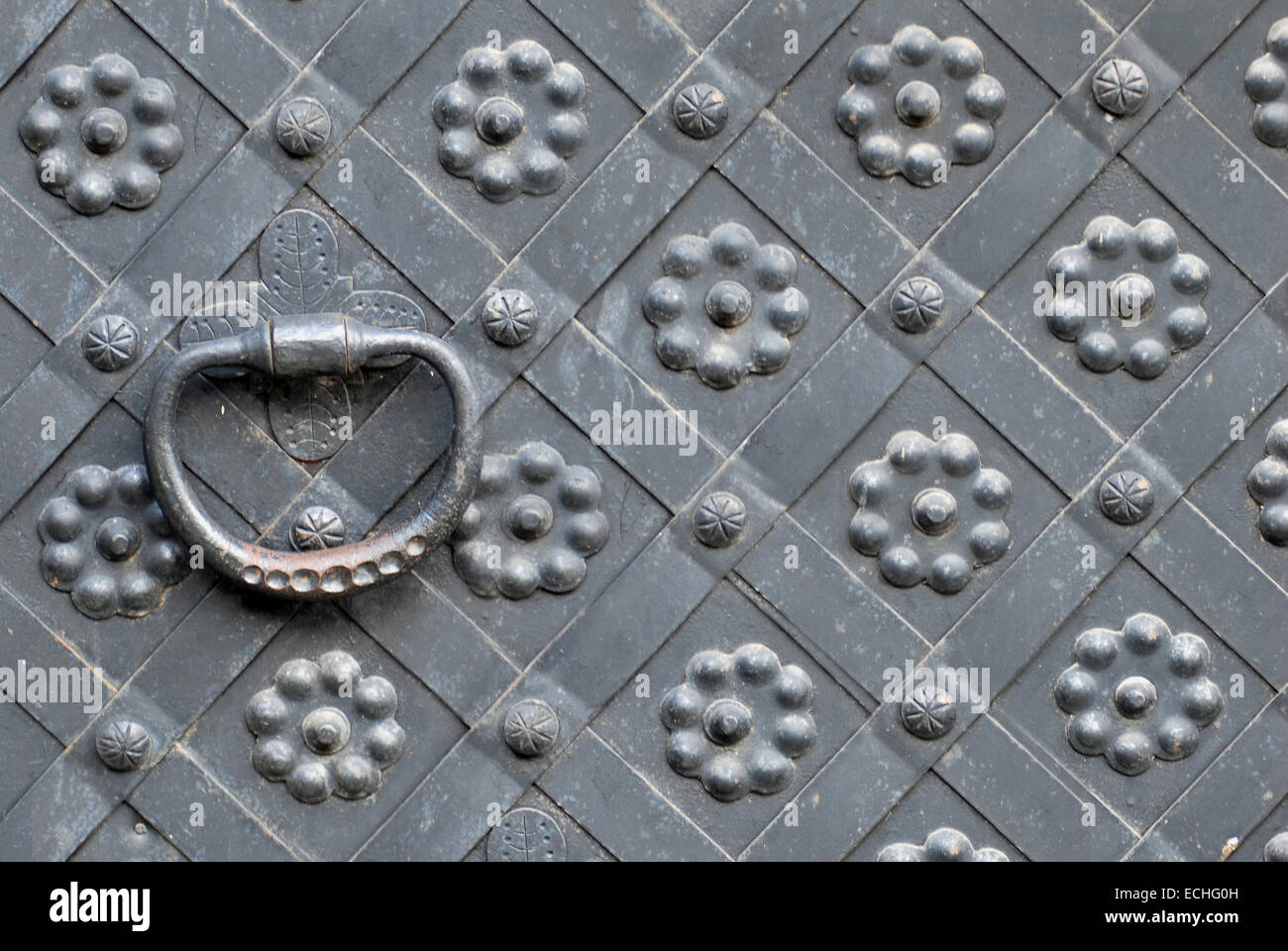 steel door handle horizontal Stock Photo - Alamy