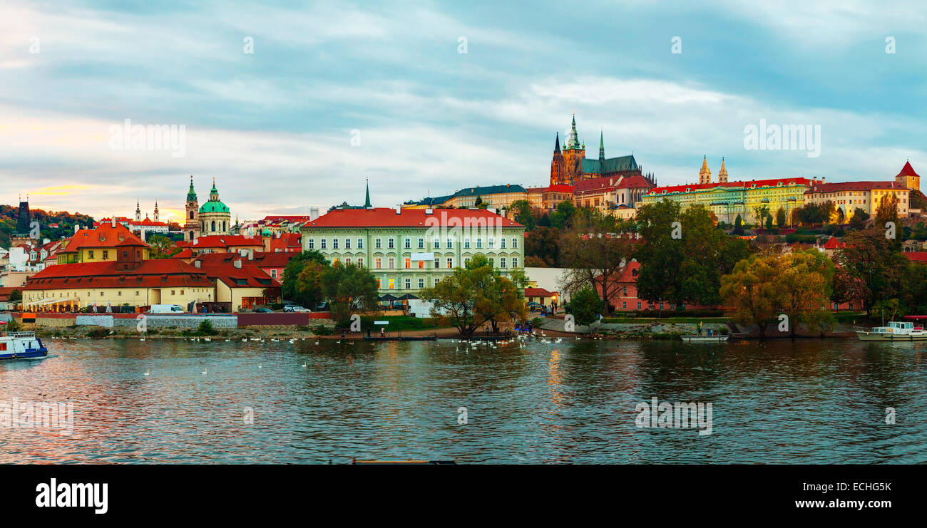Prague overview capital church hi-res stock photography and images - Alamy