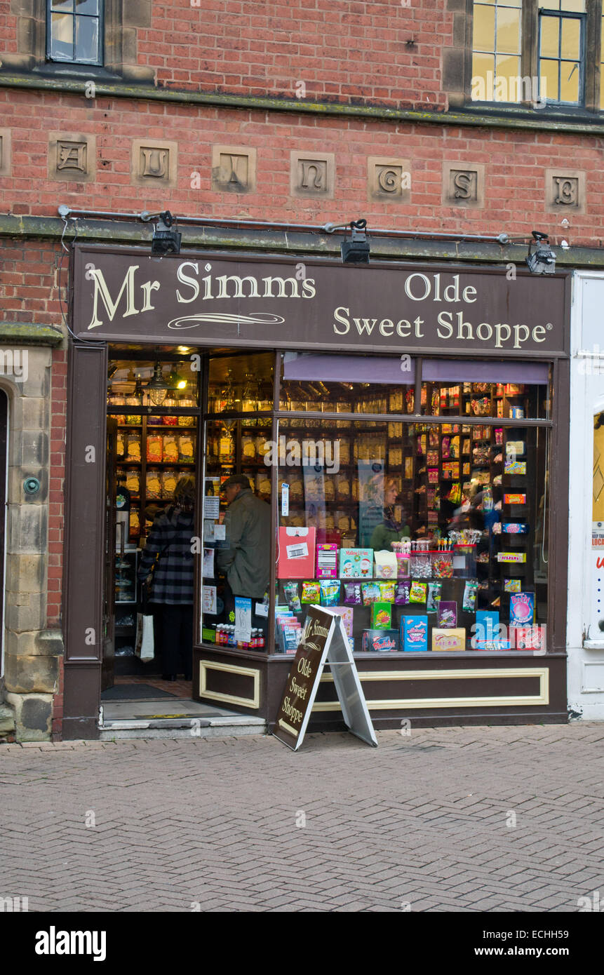 Mr simms olde sweet shoppe hi-res stock photography and images - Alamy