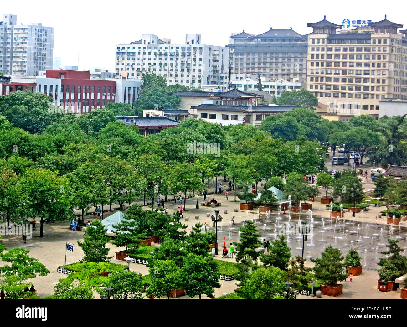 Drum tower square hi-res stock photography and images - Alamy