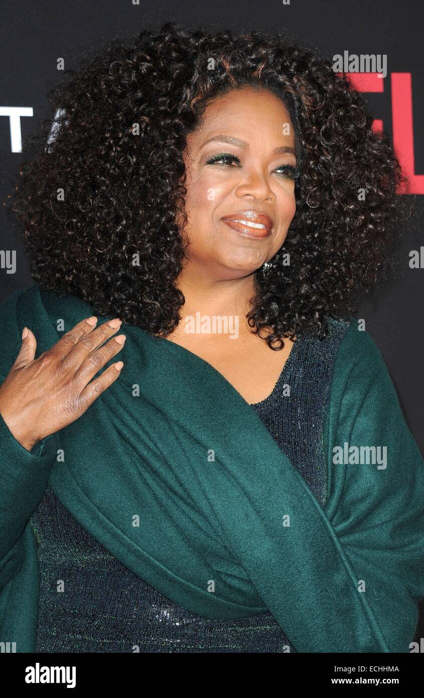 New York, NY, USA. 14th Dec, 2014. Oprah Winfrey at arrivals for SELMA ...