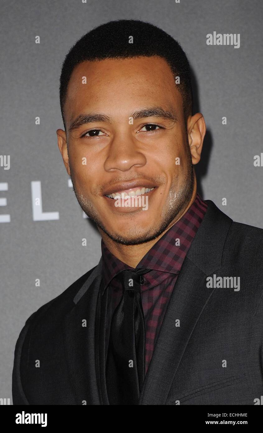 Trai Byers at arrivals for SELMA Premiere, Ziegfeld Theatre, New York ...