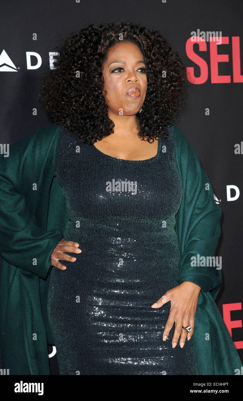 New York, NY, USA. 14th Dec, 2014. Oprah Winfrey at arrivals for SELMA ...
