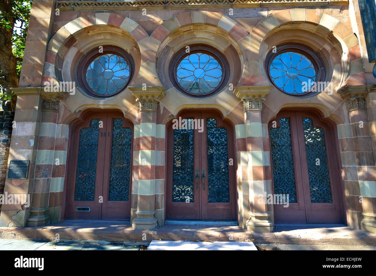 1854 Farmers and Exchange Bank Building Stock Photo - Alamy
