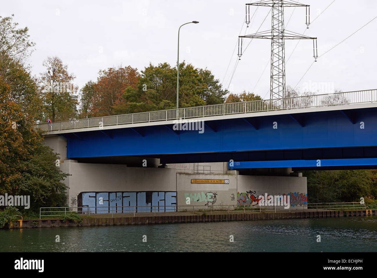 Grothusstrassen-Brucke Gelsenkirchen-Horst Germany Stock Photo - Alamy