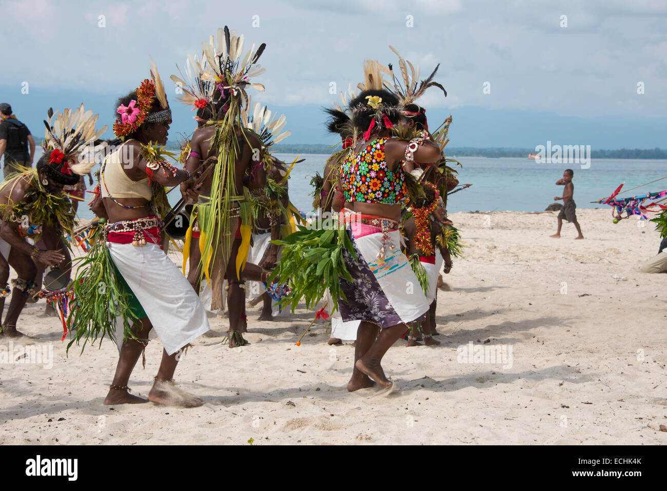 Melanesia, New Guinea, Papua New Guinea. Small island of Ali off the ...