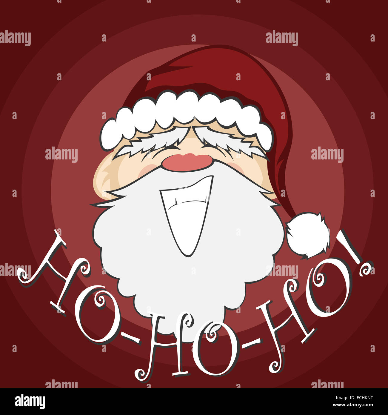 Santa Claus with a big smile Stock Photo - Alamy