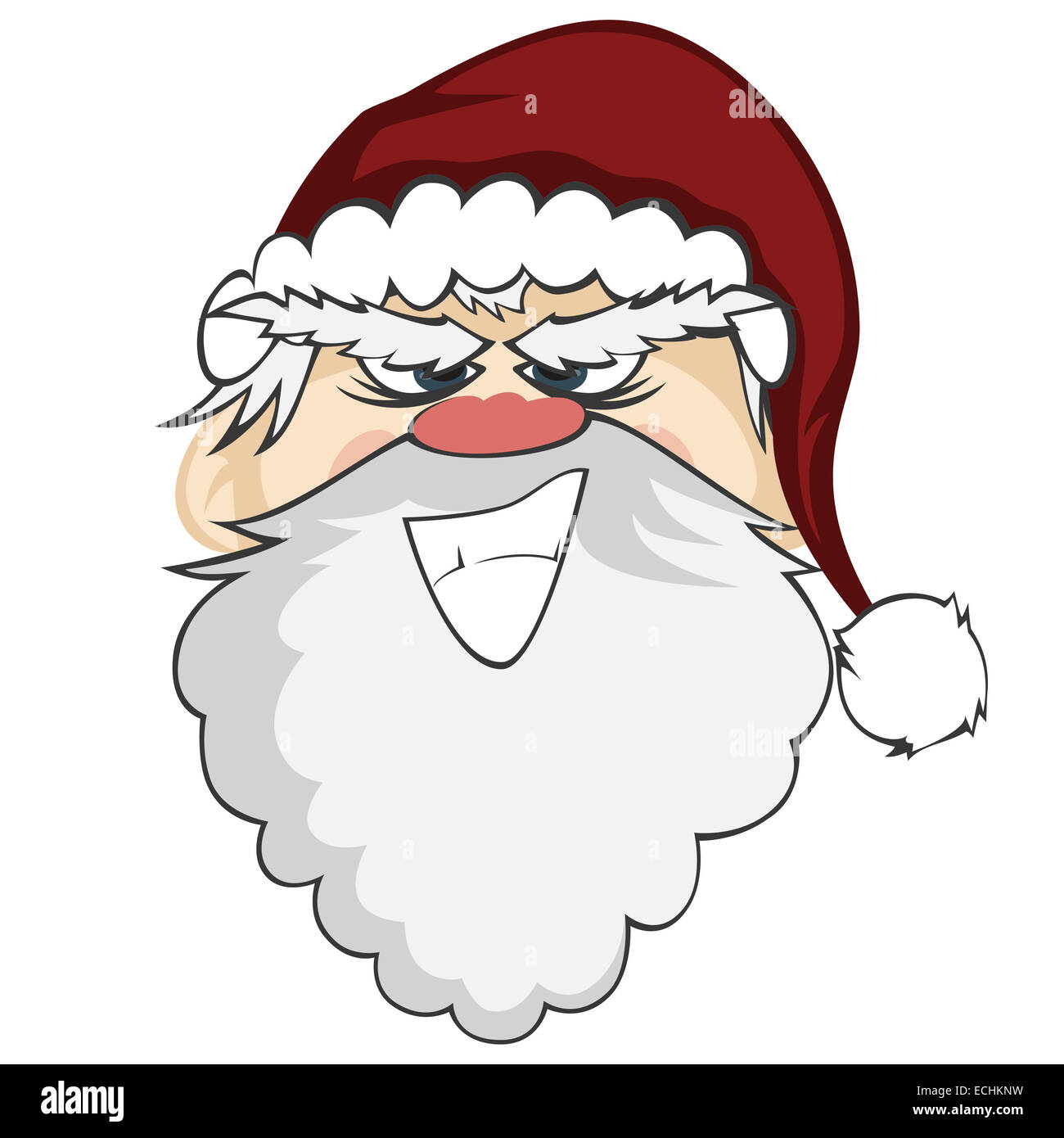 Cartoon angry santa claus hi-res stock photography and images - Alamy