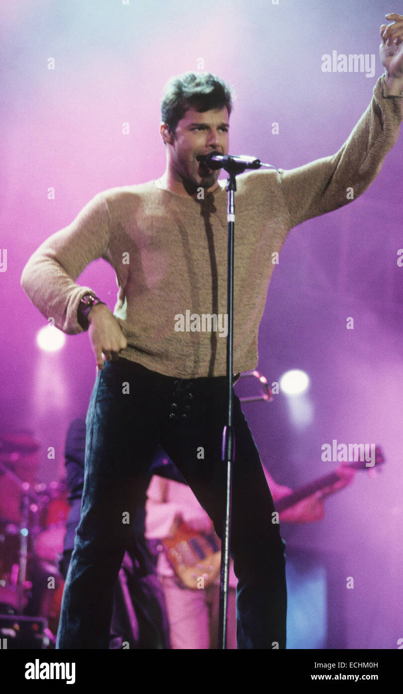 RICKY MARTIN Puerto Rican singer in 2001. Photo Jeffrey Mayer Stock ...