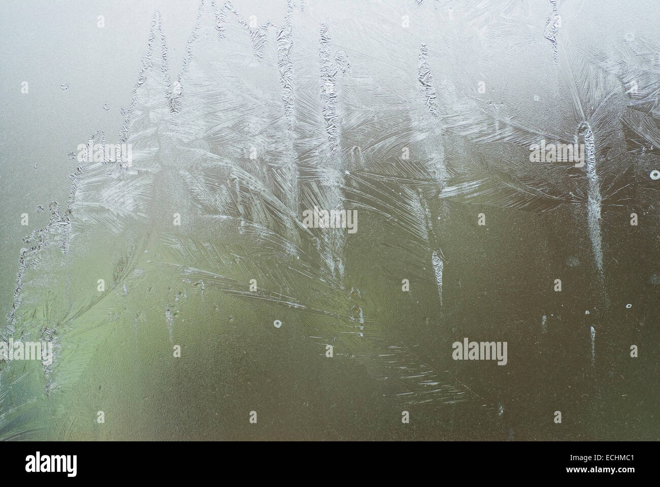 ice on a window Stock Photo - Alamy