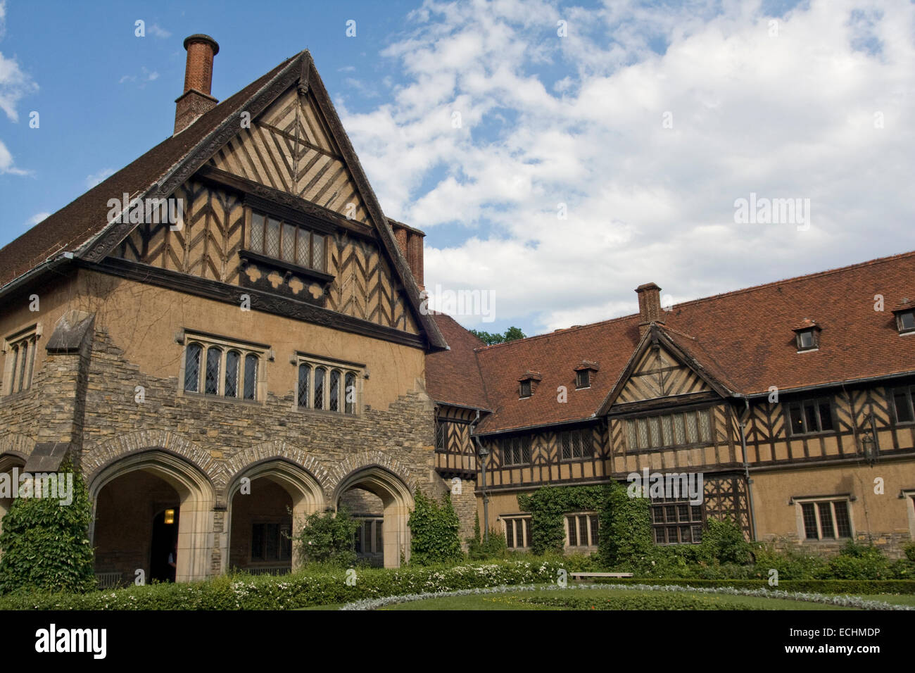 Europe, Germany, Brandenburg, Potsdam, New Garden, Cecilienhof Castle ...