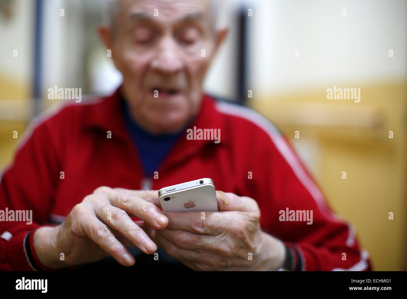 Nursing old man hi-res stock photography and images - Alamy