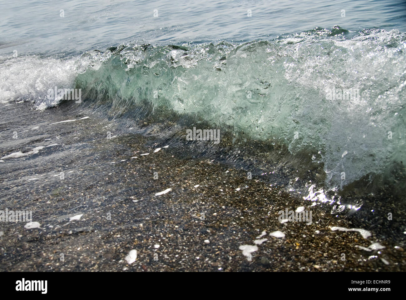 sand stones and water wave Stock Photo - Alamy