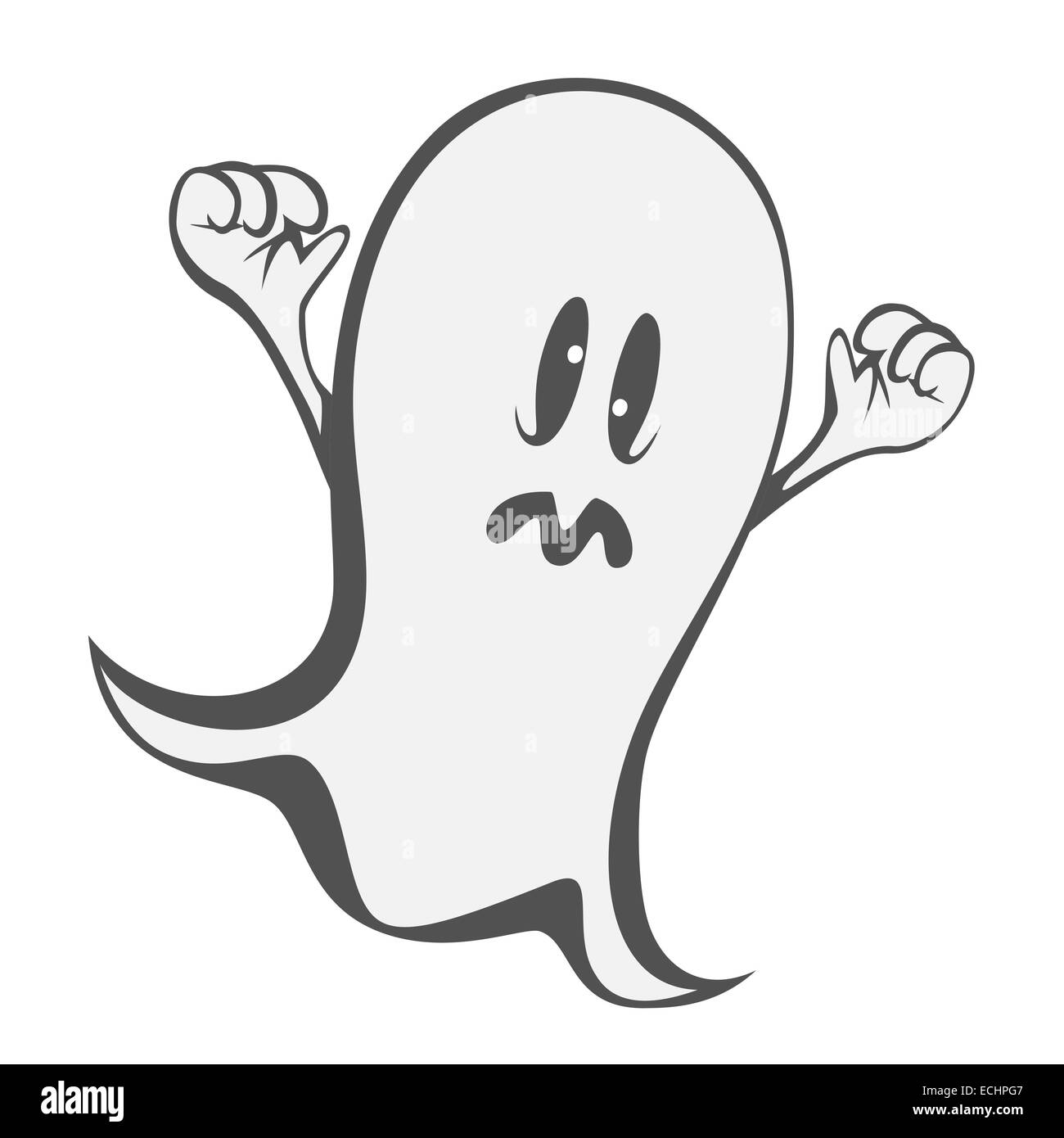 a haunting ghost with crazy eyes Stock Photo - Alamy