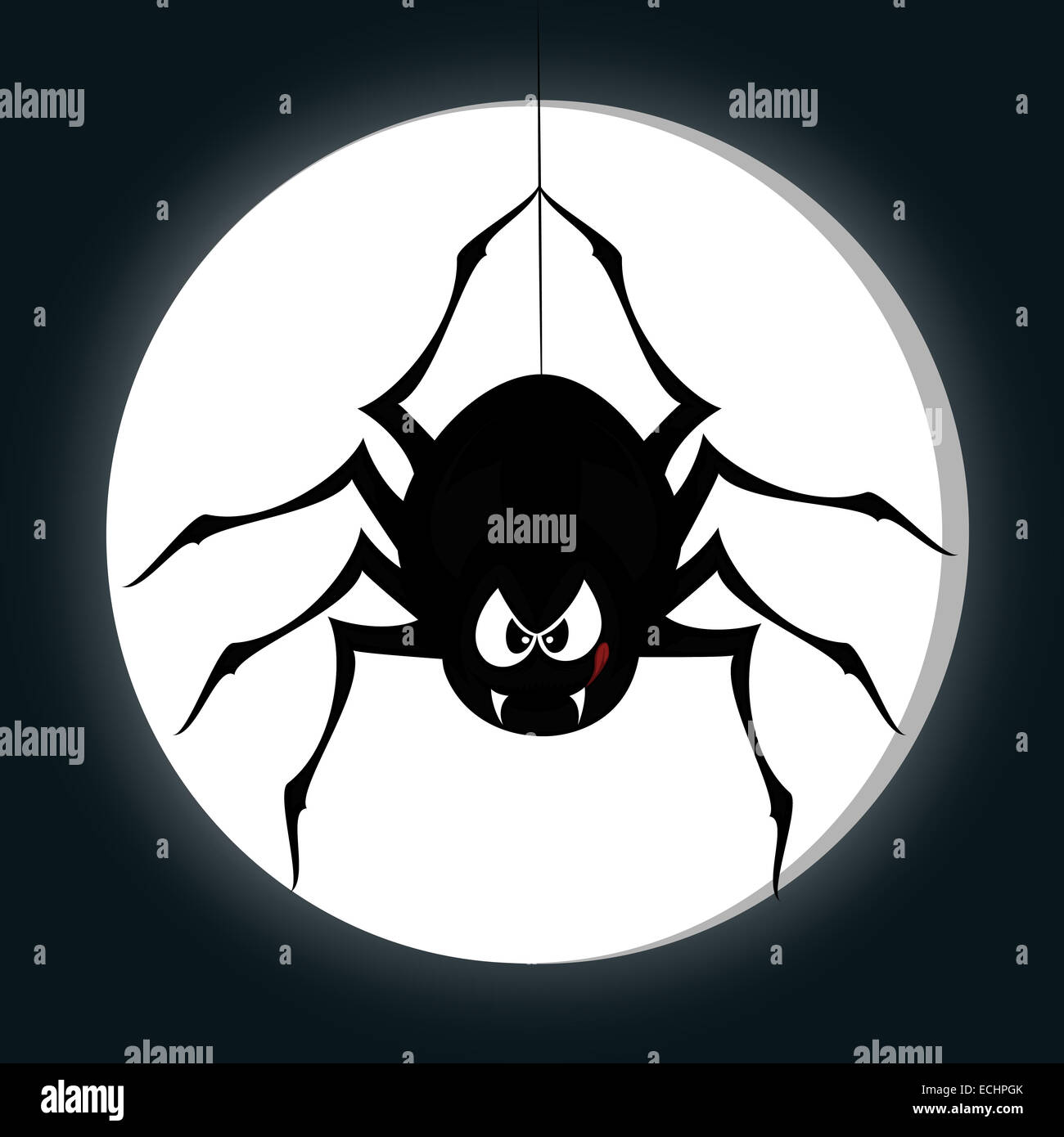 Spider animals cartoon illustration hi-res stock photography and images ...
