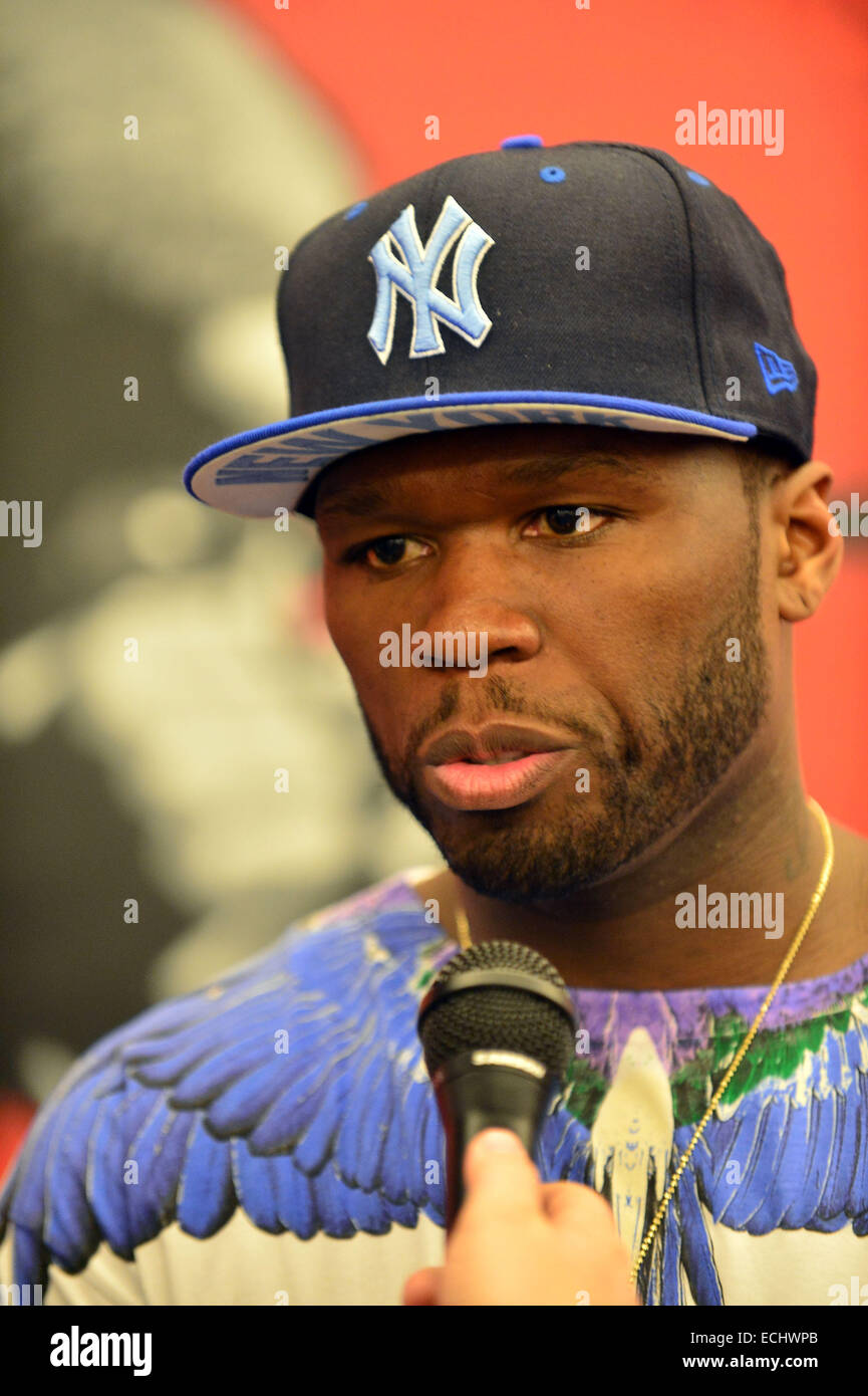 50 Cent attends 'Yuriorkis Gamboa Open Media Workout' to promote the ...